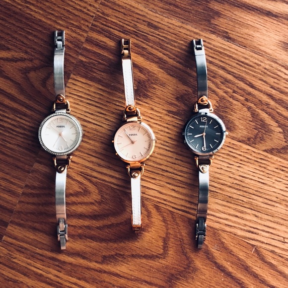 Fossil | Accessories | Fossil Georgia Watch | Poshmark